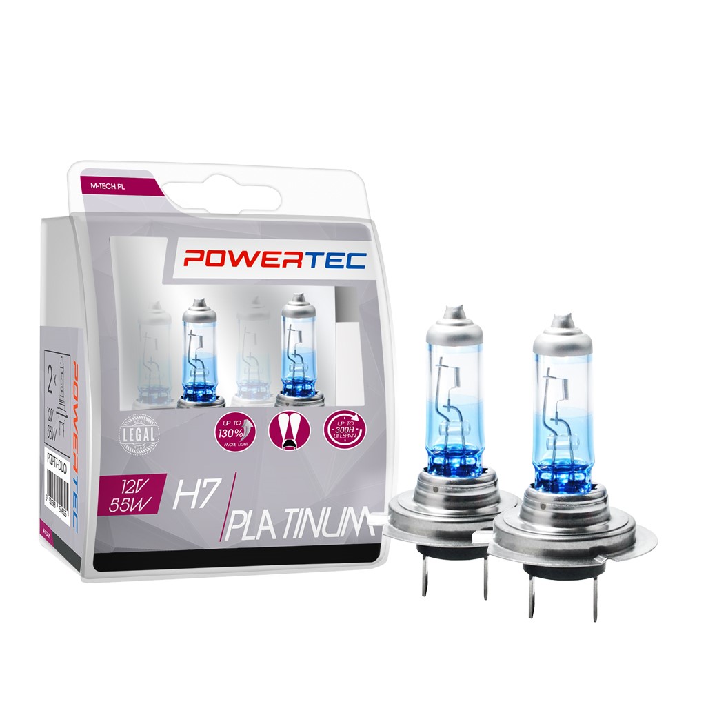 Powertec Platinum +130% H7 12V DUO - STANCE.EE