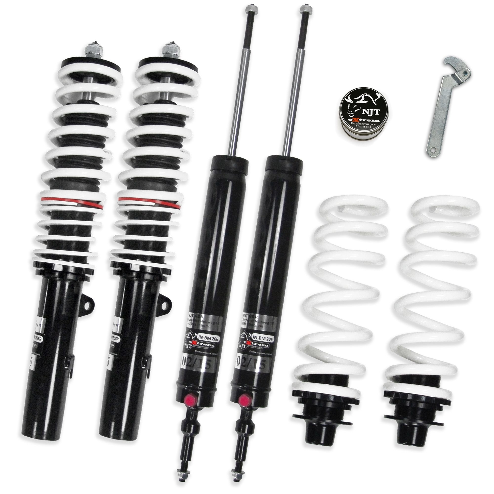 BMW E9X NJT Extrem Coiloverid (Jäikuse reguleeringuga) - STANCE.EE