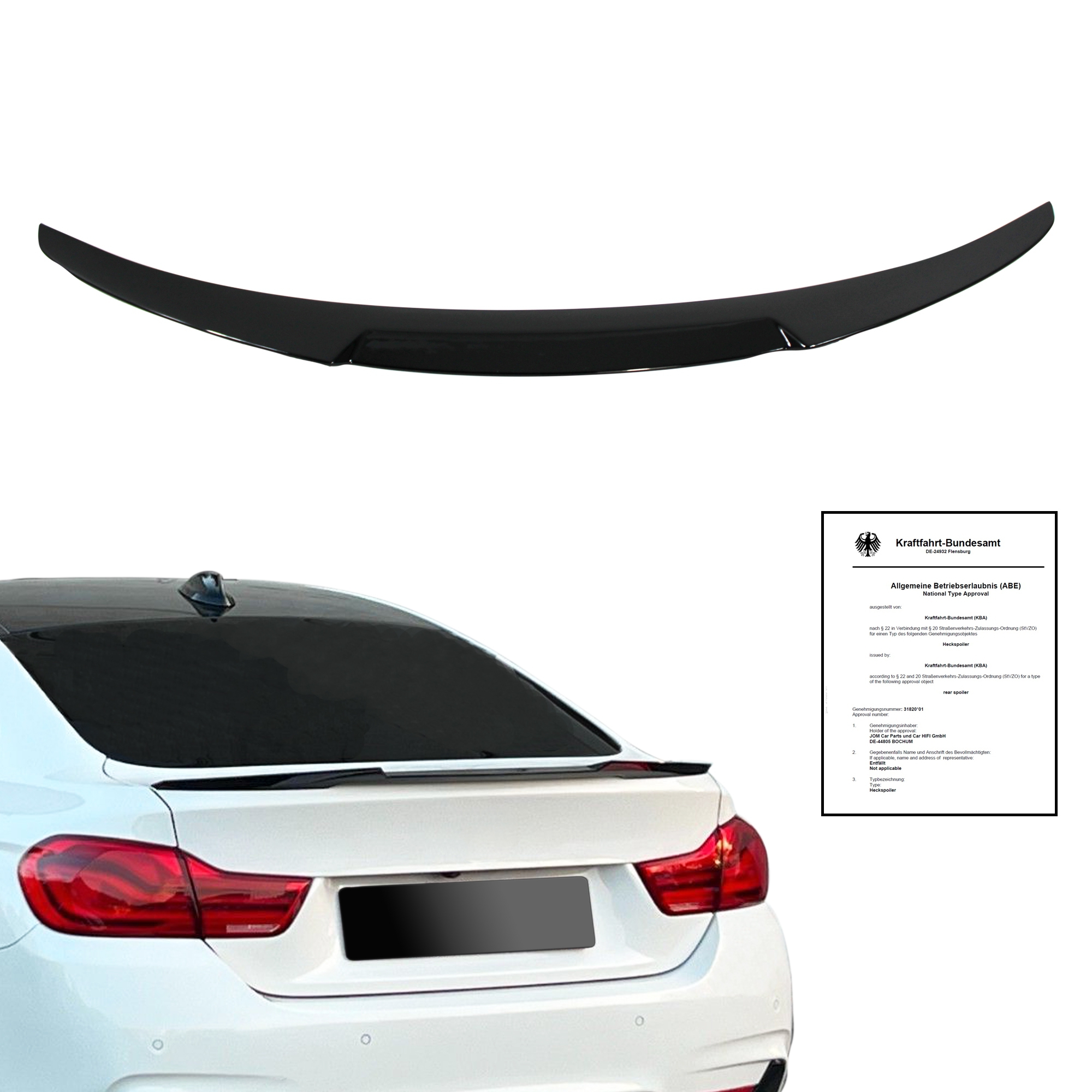 BMW F36 spoiler – JOM - STANCE.EE
