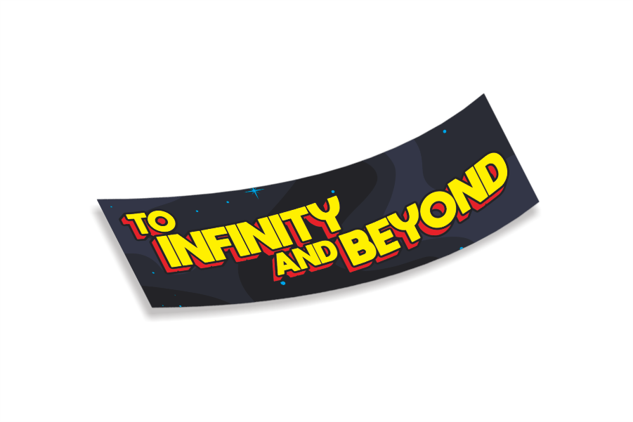 Slap Sticker To infinity and beyond - STANCE.EE