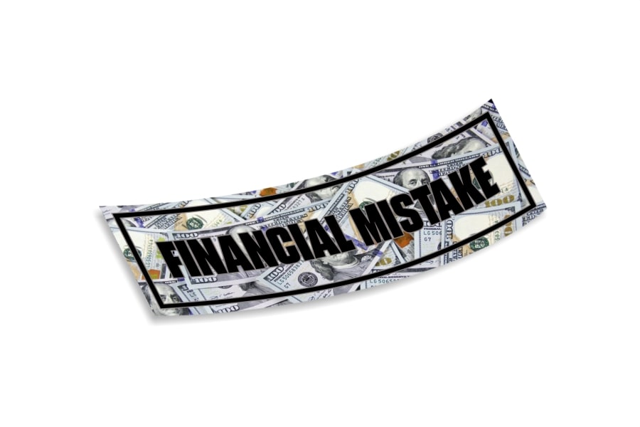 Slap Sticker Financial Mistake - STANCE.EE