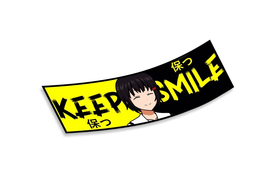 Slap Sticker Keep Smile - STANCE.EE