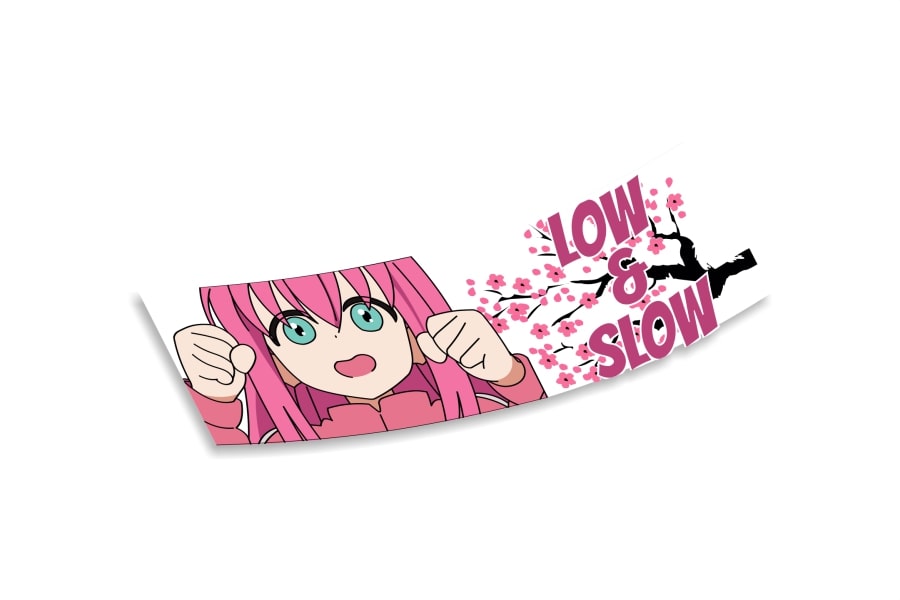 Slap Sticker Low and Slow screaming girl - STANCE.EE