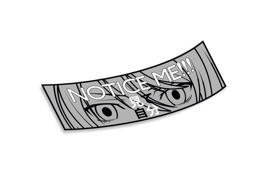 Slap Sticker Notice Me - STANCE.EE