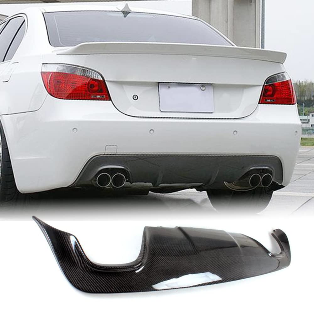 BMW E60/E61 M-Pakett difuusor (2 summuti ava) - Carbon Optic - STANCE.EE