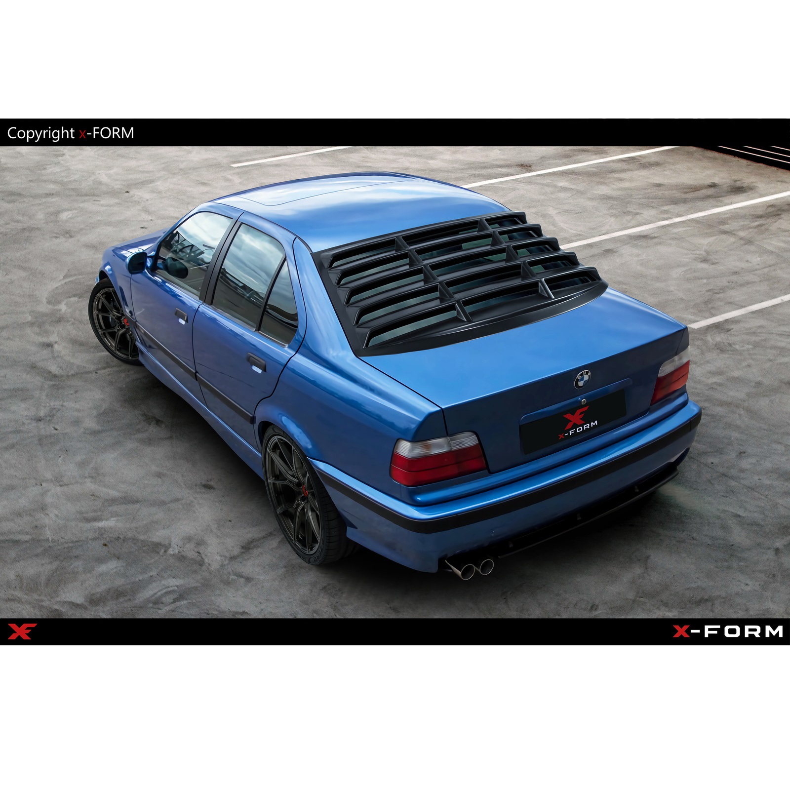 BMW E36 Sedaan kapsariiv (louver) - STANCE.EE